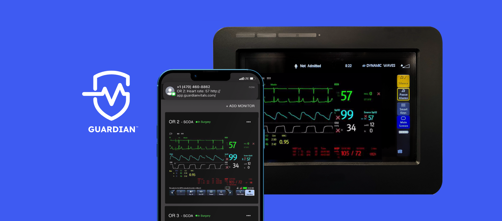 Guardian Vitals App | Anesthesia Remote Monitoring